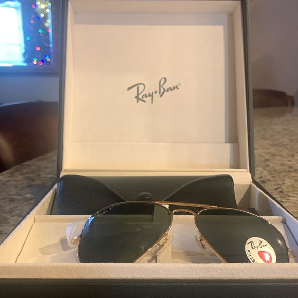 Ray-Ban | Accessories | Limited Edition 8k Solid Gold Polarized Ray Ban ...